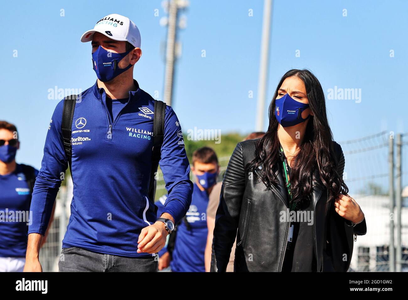 Williams racing hi girlfriend sandra dziwiszek hi-res stock photography ...