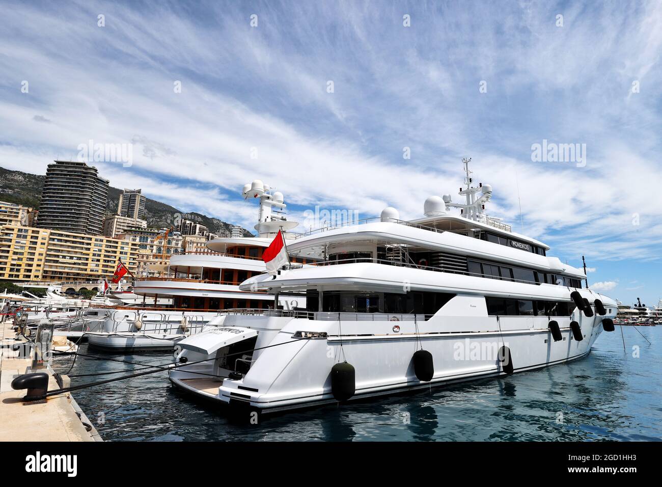 Boats in the scenic Monaco Harbour. Monaco Grand Prix, Wednesday 19th ...