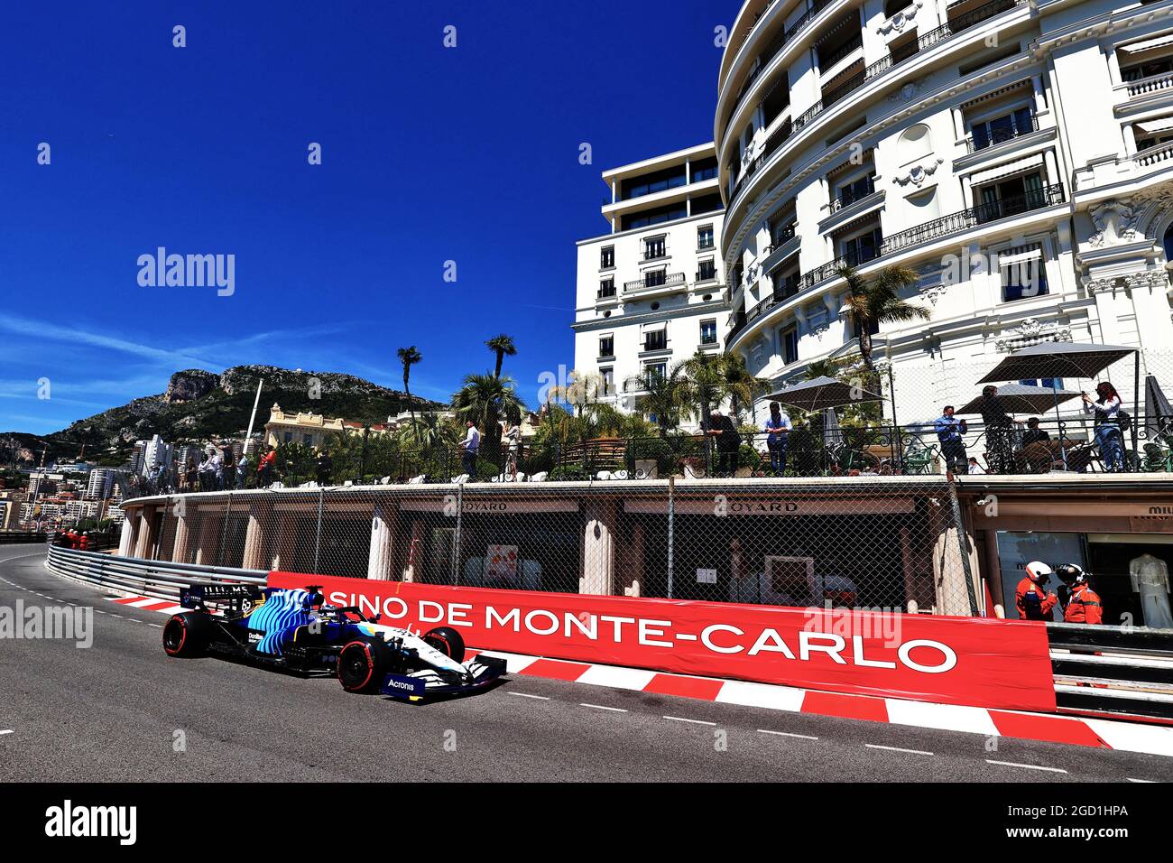 George Russell (GBR) Williams Racing FW43B. Monaco Grand Prix, Thursday ...