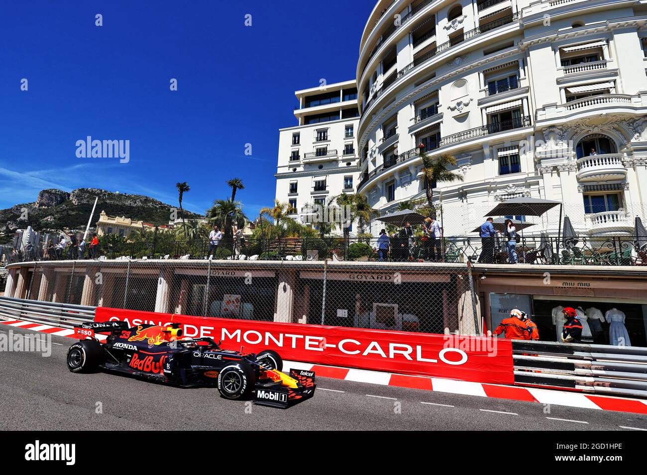 Max Verstappen (NLD) Red Bull Racing RB16B. Monaco Grand Prix, Thursday ...