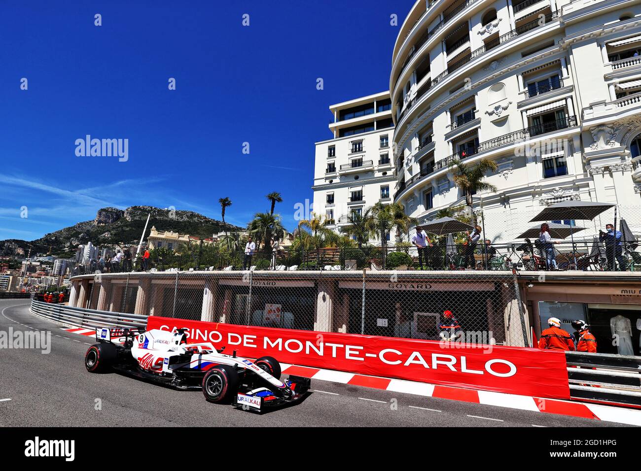 Mick Schumacher (GER) Haas VF-21. Monaco Grand Prix, Thursday 20th May ...