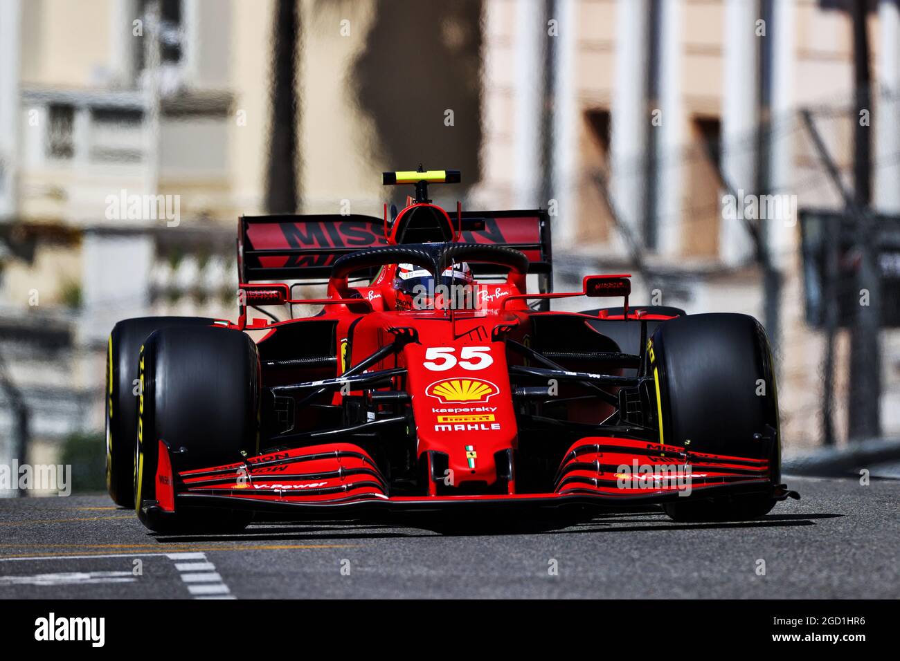 Carlos Sainz Jr (ESP) Ferrari SF-21. Monaco Grand Prix, Thursday 20th May 2021. Monte Carlo ...