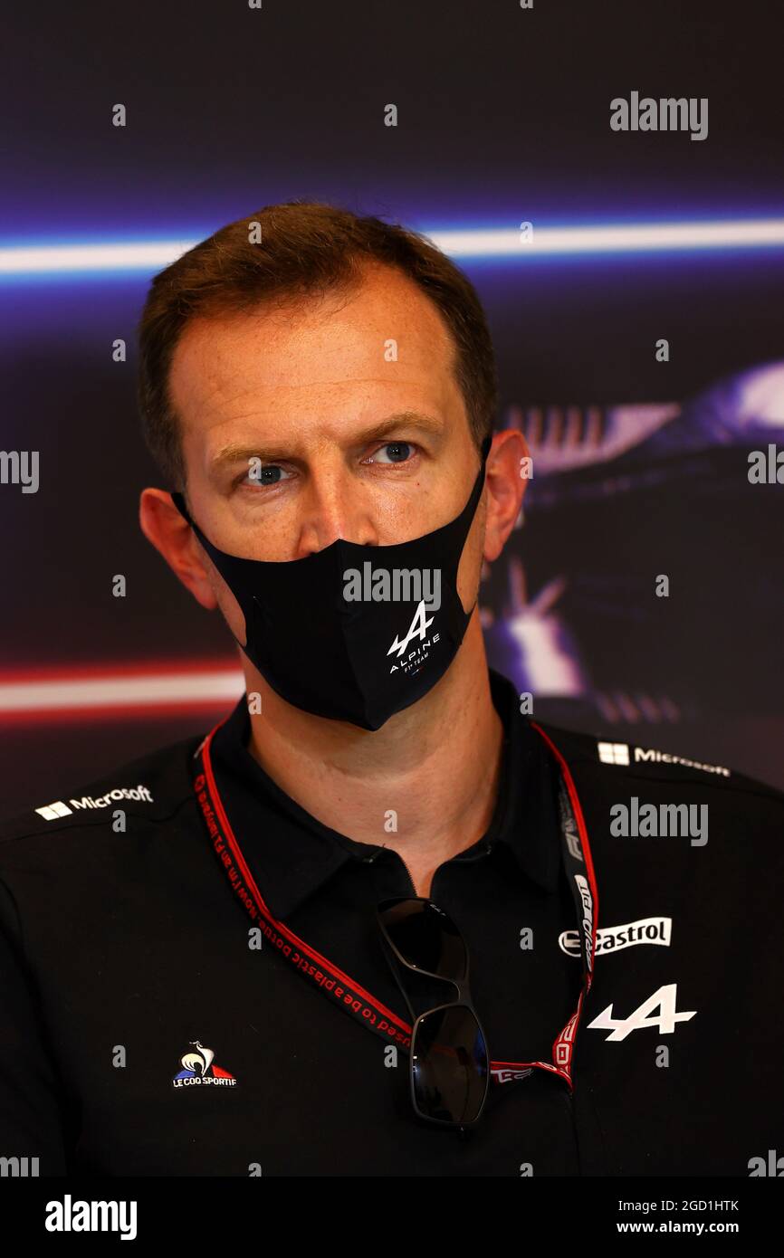 Laurent Rossi (FRA) Alpine Chief Executive Officer in the FIA Press ...
