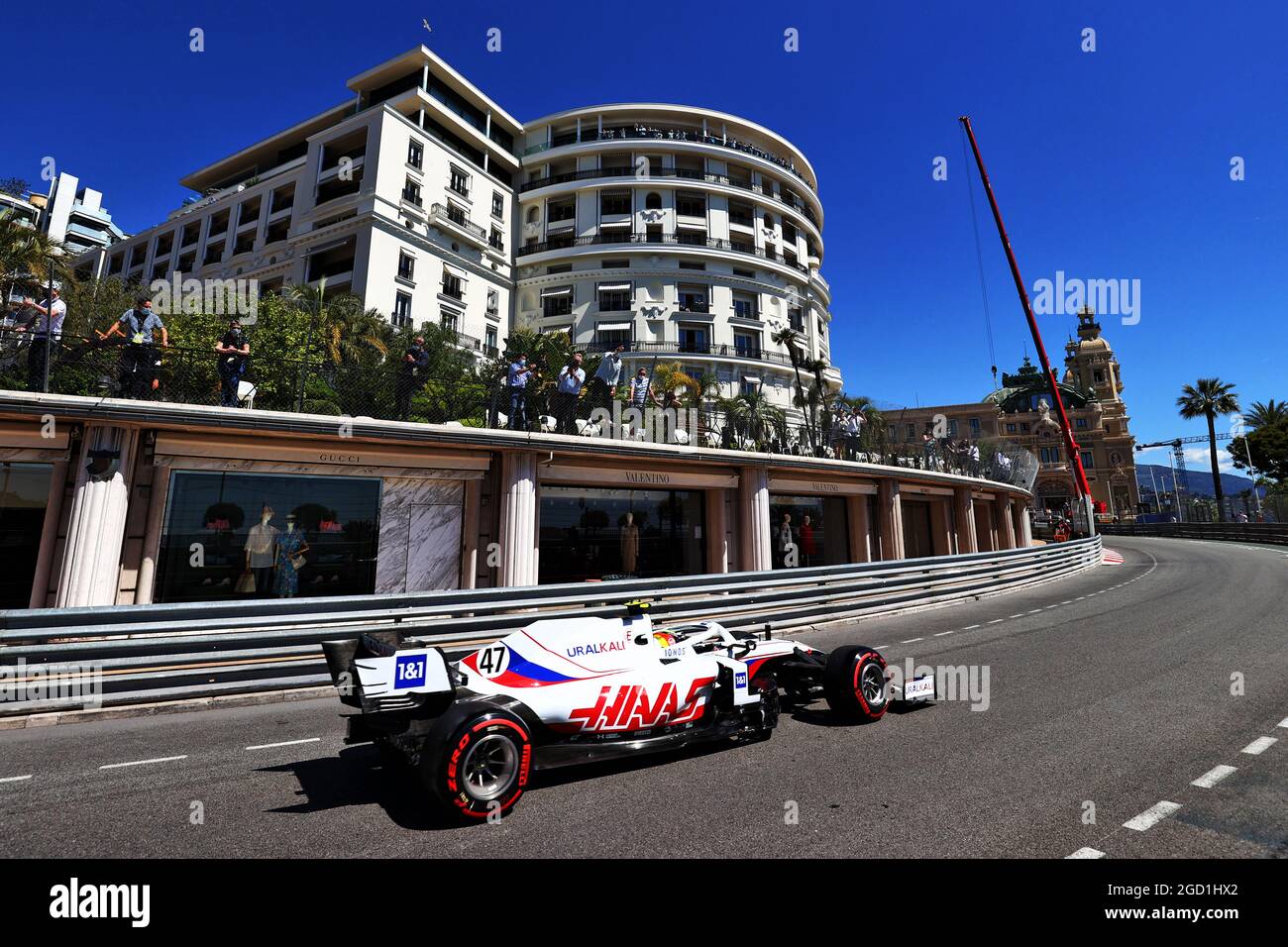 Mick Schumacher (GER) Haas VF-21. Monaco Grand Prix, Thursday 20th May ...