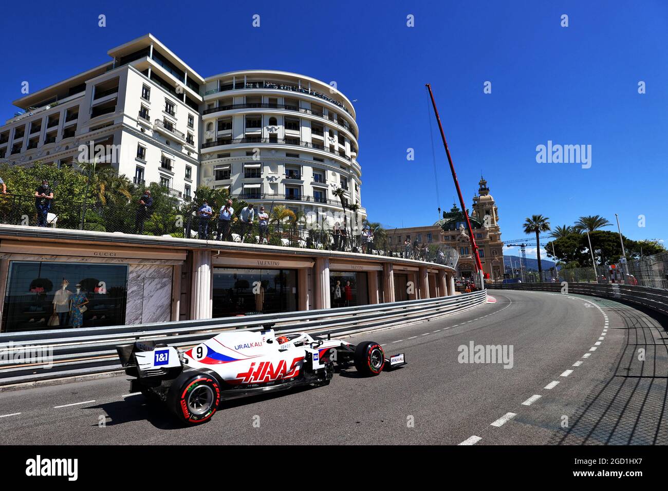 Nikita Mazepin (RUS) Haas F1 Team VF-21. Monaco Grand Prix, Thursday ...