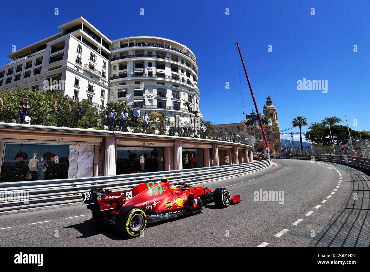 Carlos Sainz Jr (ESP) Ferrari SF-21. Monaco Grand Prix, Thursday 20th ...