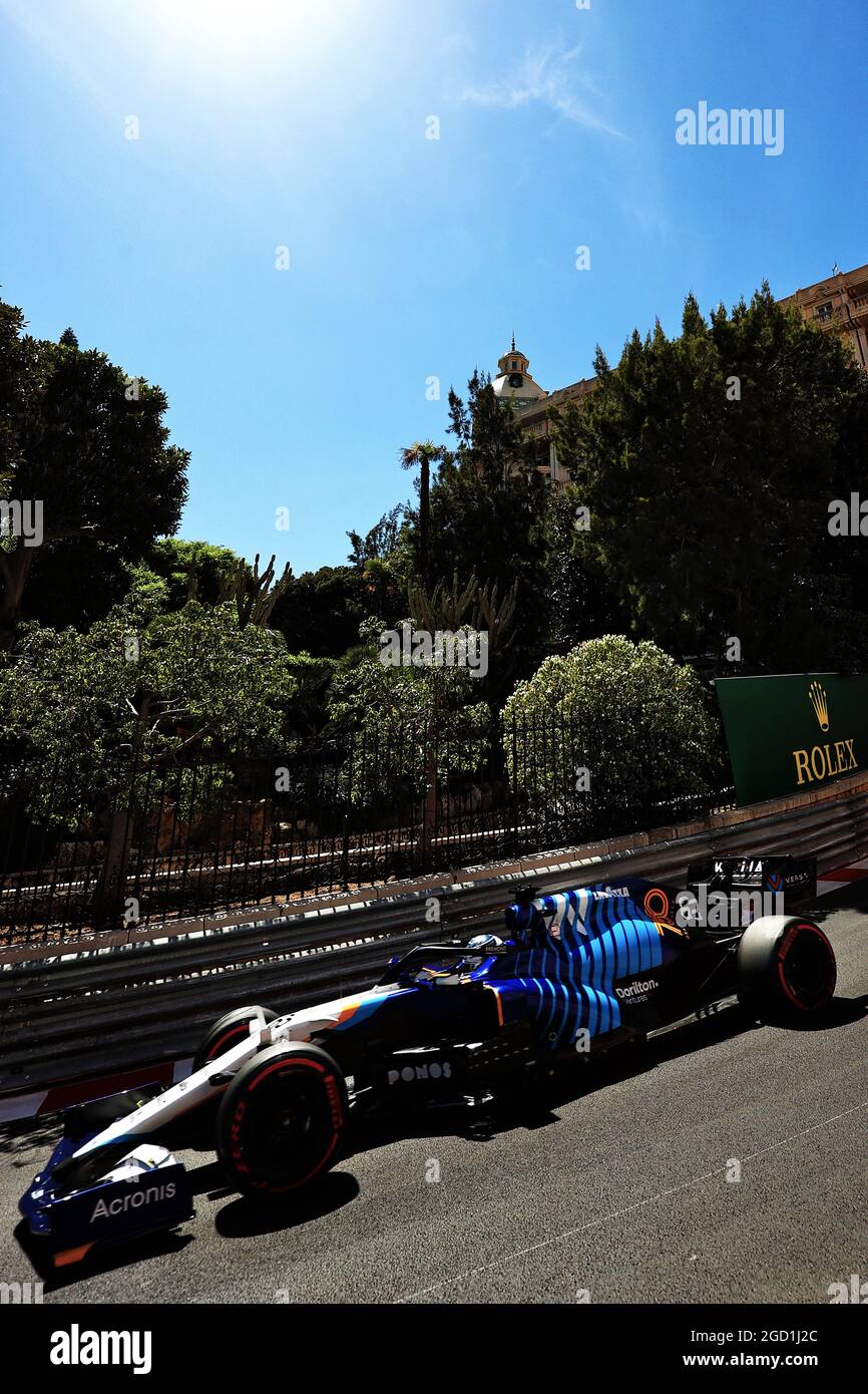 George Russell (GBR) Williams Racing FW43B. Monaco Grand Prix, Thursday ...