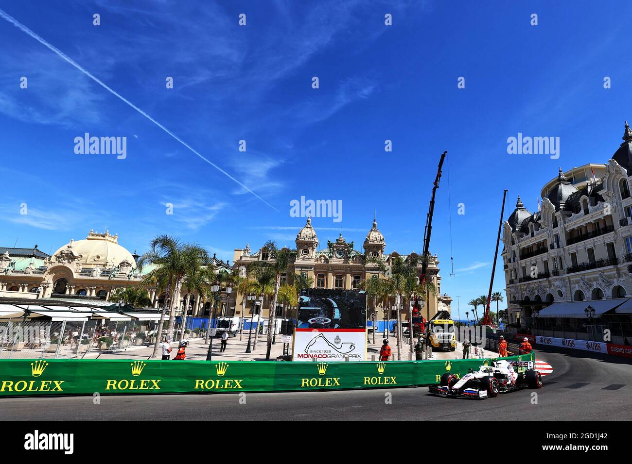 Mick Schumacher (GER) Haas VF-21. Monaco Grand Prix, Thursday 20th May ...