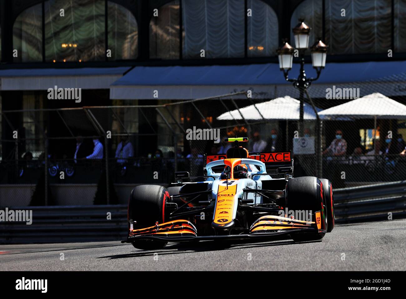 Lando Norris (GBR) McLaren MCL35M. Monaco Grand Prix, Thursday 20th May 2021. Monte Carlo ...
