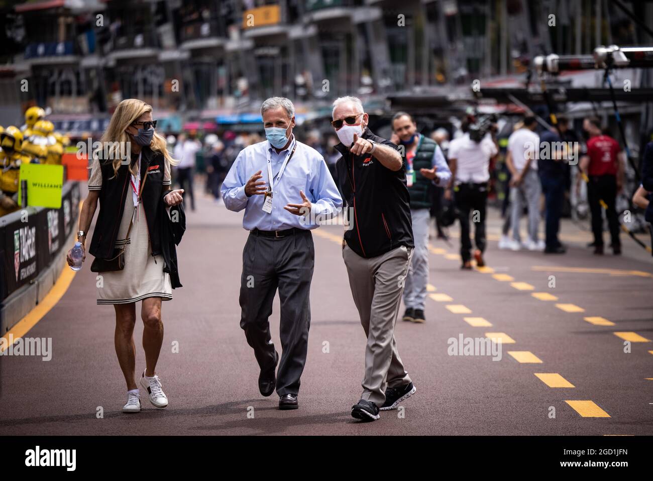 Chase Carey (USA) with Greg Maffei (USA) Liberty Media Corporation ...