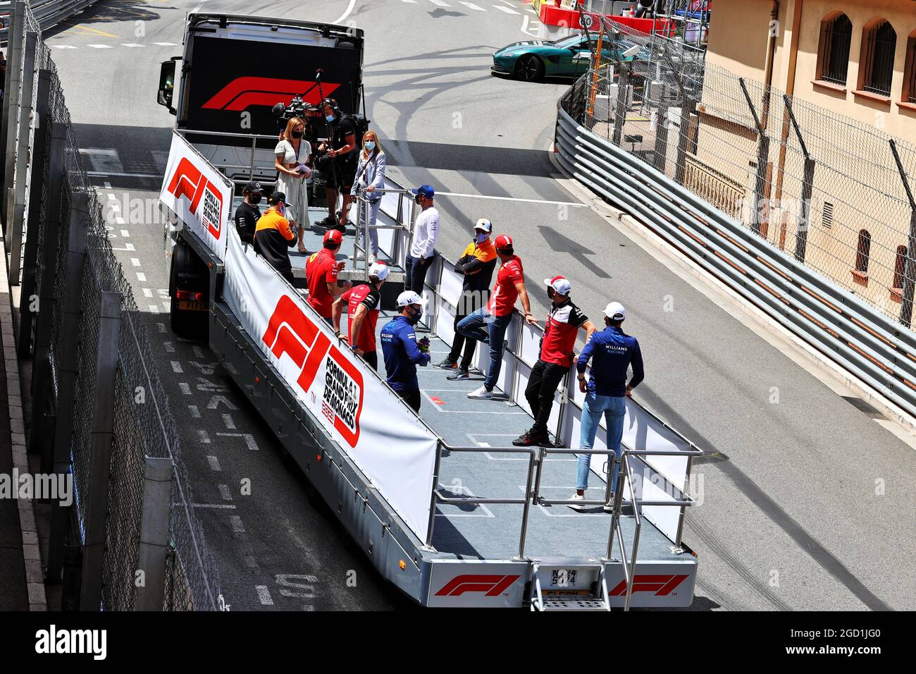 Drivers parade. Monaco Grand Prix, Sunday 23rd May 2021. Monte Carlo ...
