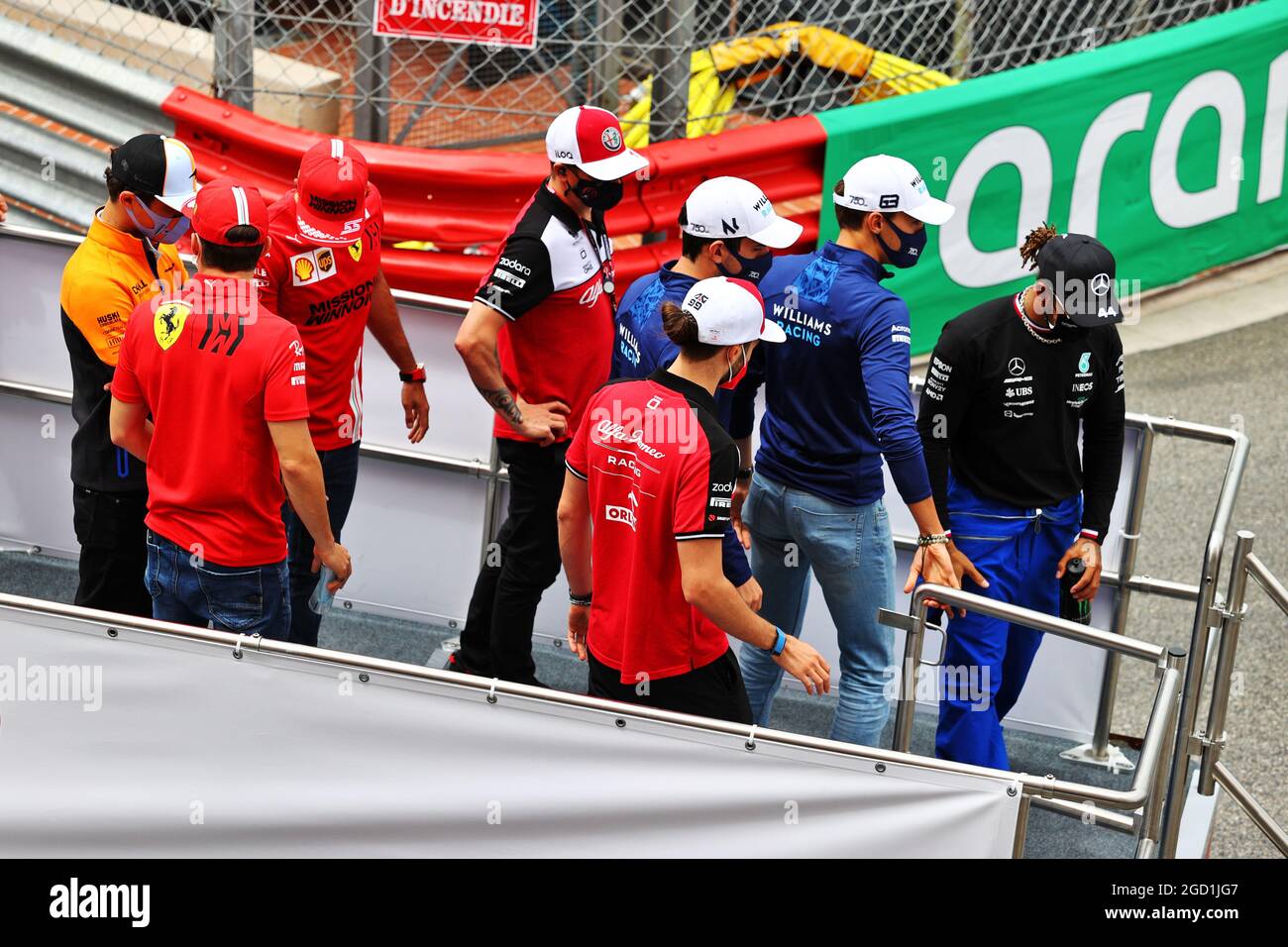 Drivers parade. Monaco Grand Prix, Sunday 23rd May 2021. Monte Carlo ...