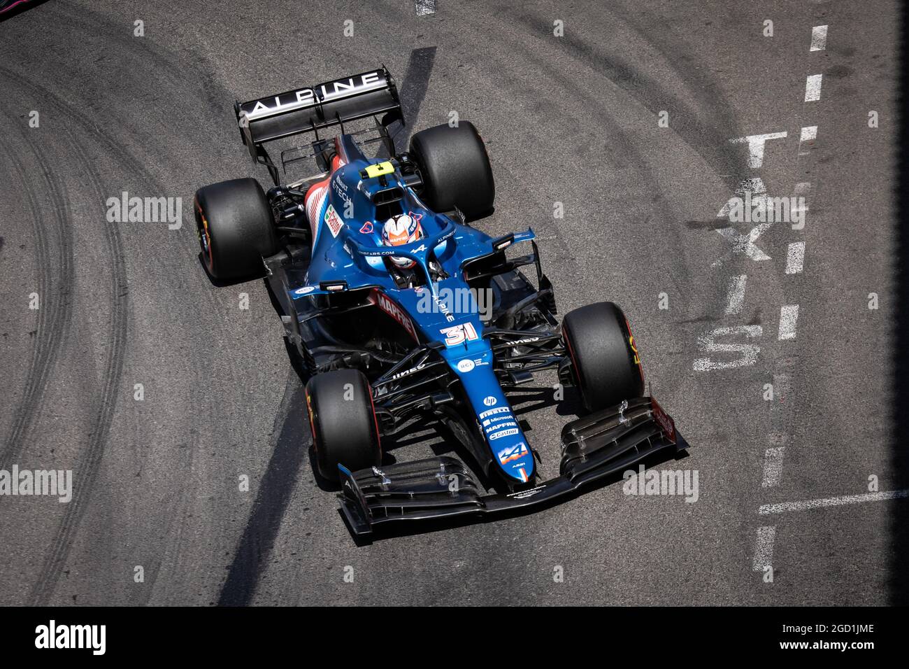 Esteban Ocon (FRA) Alpine F1 Team A521. Monaco Grand Prix, Sunday 23rd ...