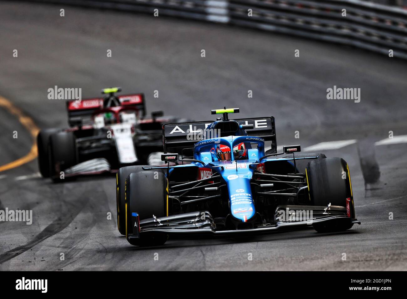 Esteban Ocon (FRA) Alpine F1 Team A521. Monaco Grand Prix, Sunday 23rd ...