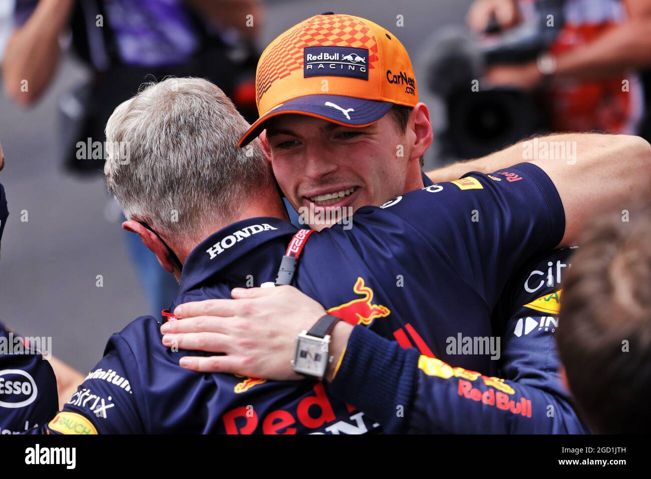 Race winner Max Verstappen (NLD) Red Bull Racing celebrates with ... Race winner Max Verstappen (NLD) Red Bull Racing celebrates with ...
