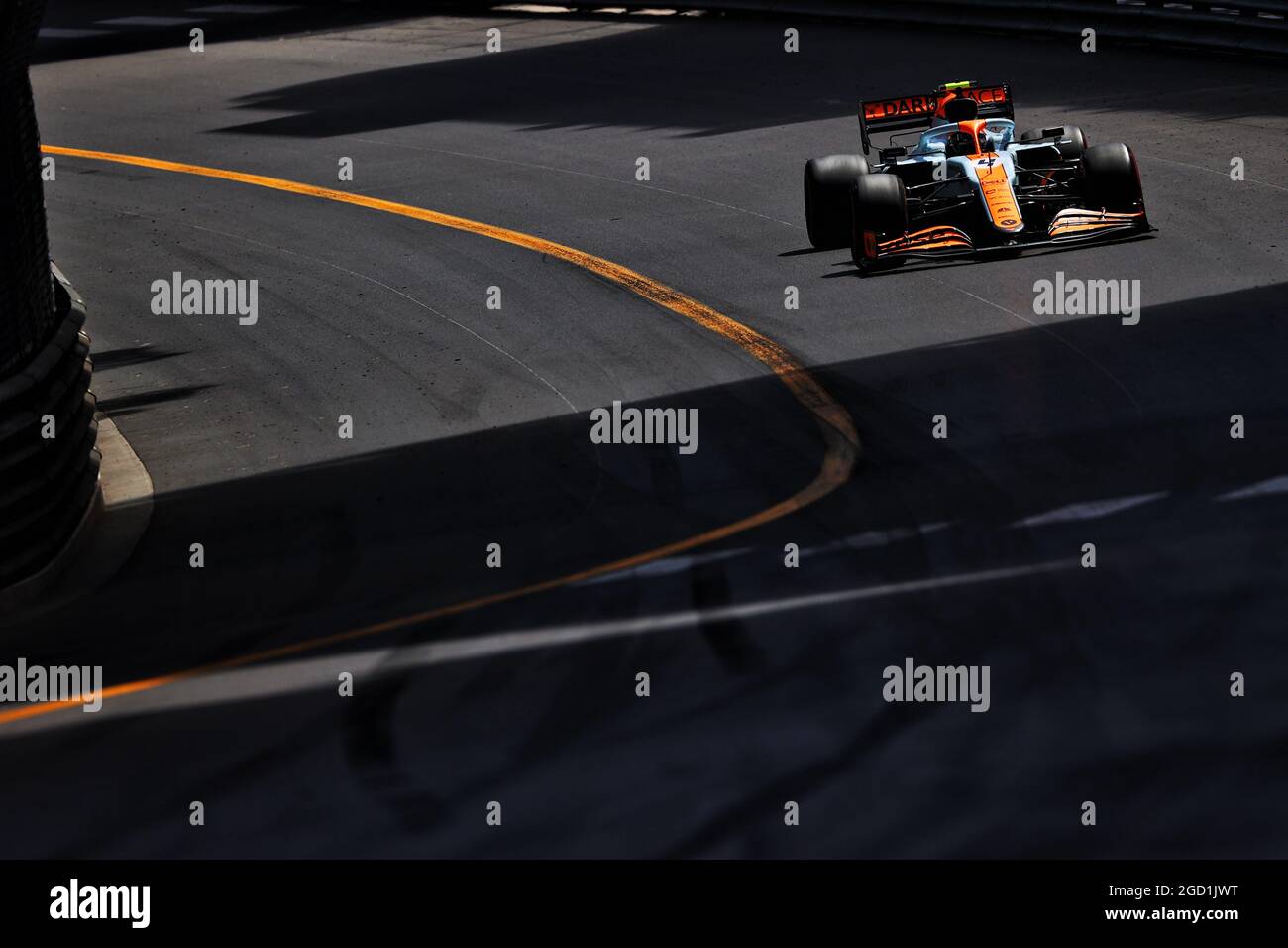 Lando Norris (GBR) McLaren MCL35M. Monaco Grand Prix, Sunday 23rd May 2021. Monte Carlo, Monaco ...