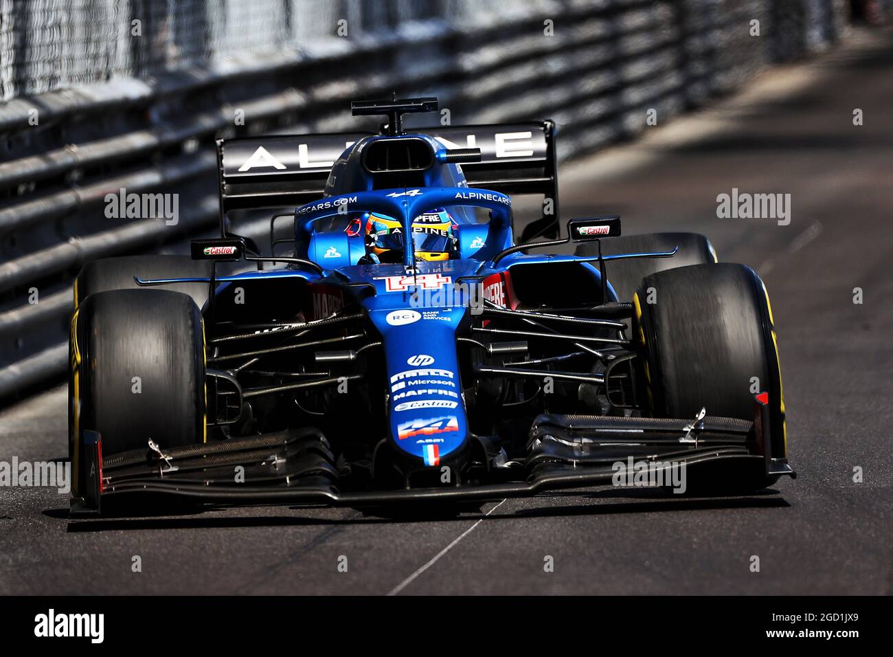 Fernando Alonso (ESP) Alpine F1 Team A521. Monaco Grand Prix, Sunday ...