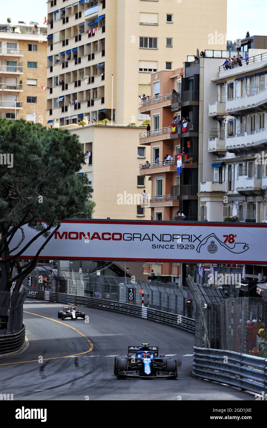Esteban Ocon (FRA) Alpine F1 Team A521. Monaco Grand Prix, Sunday 23rd ...