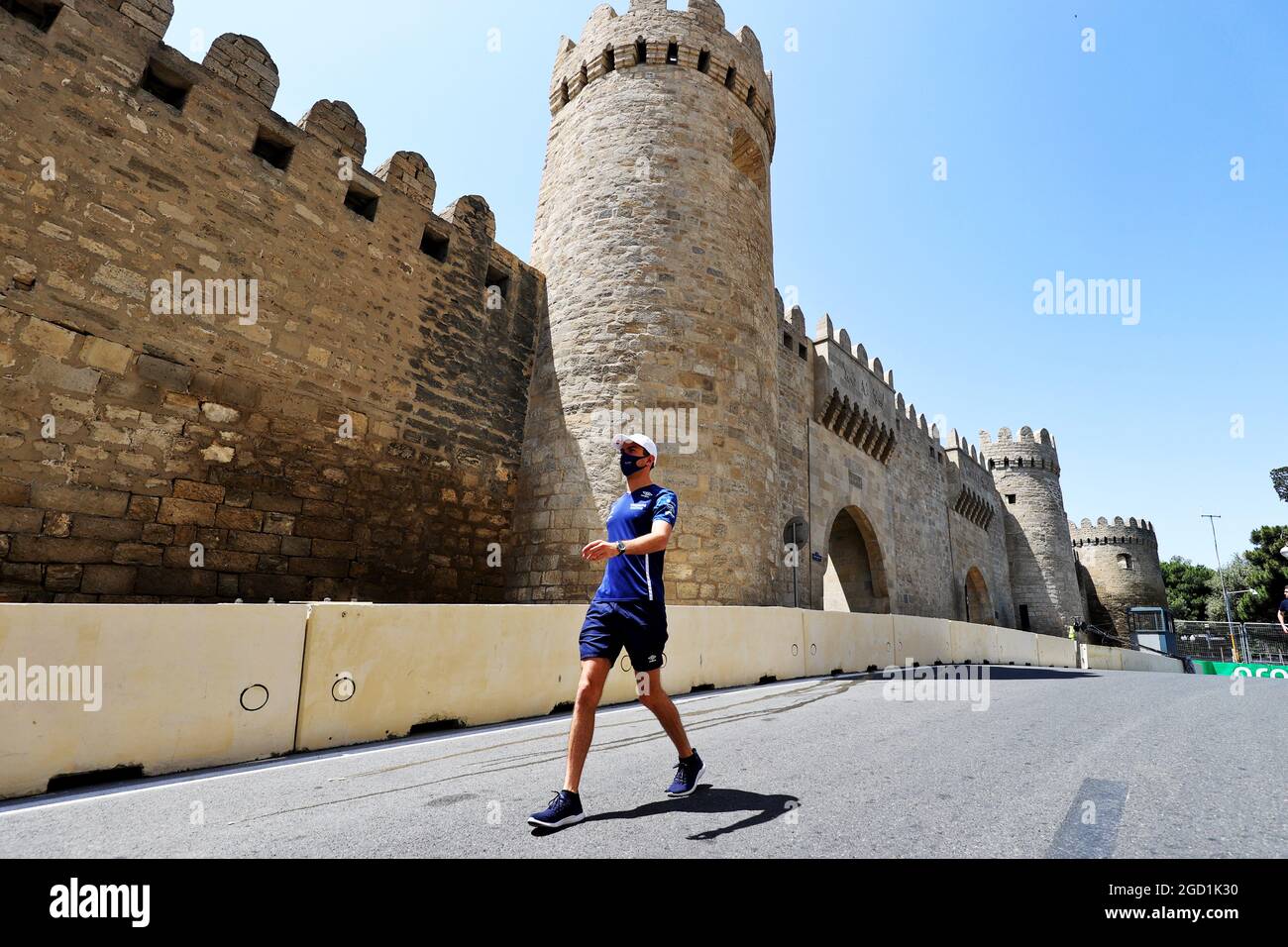 Nicholas Latifi (CDN) Williams Racing walks the circuit. Azerbaijan ...