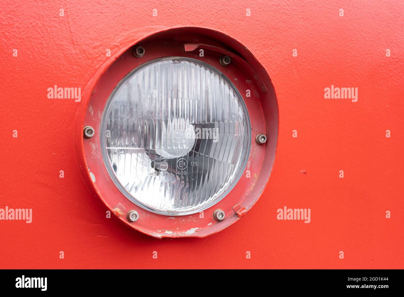 Helsinki / Finland - AUGUST 9, 2021: A closeup detail of a vintage ...