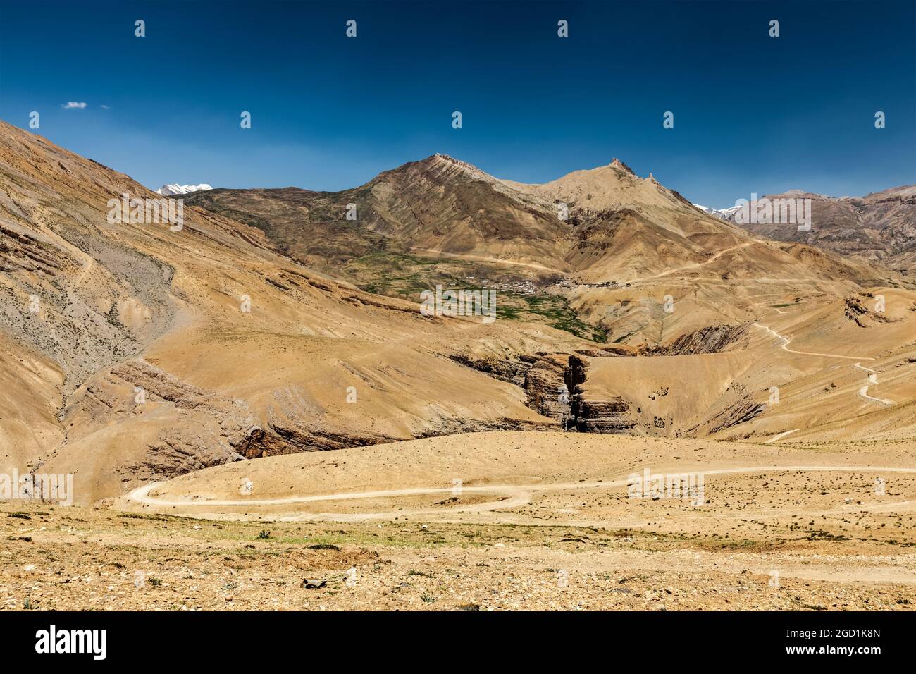View of Spiti valley in Himalayas Stock Photo - Alamy