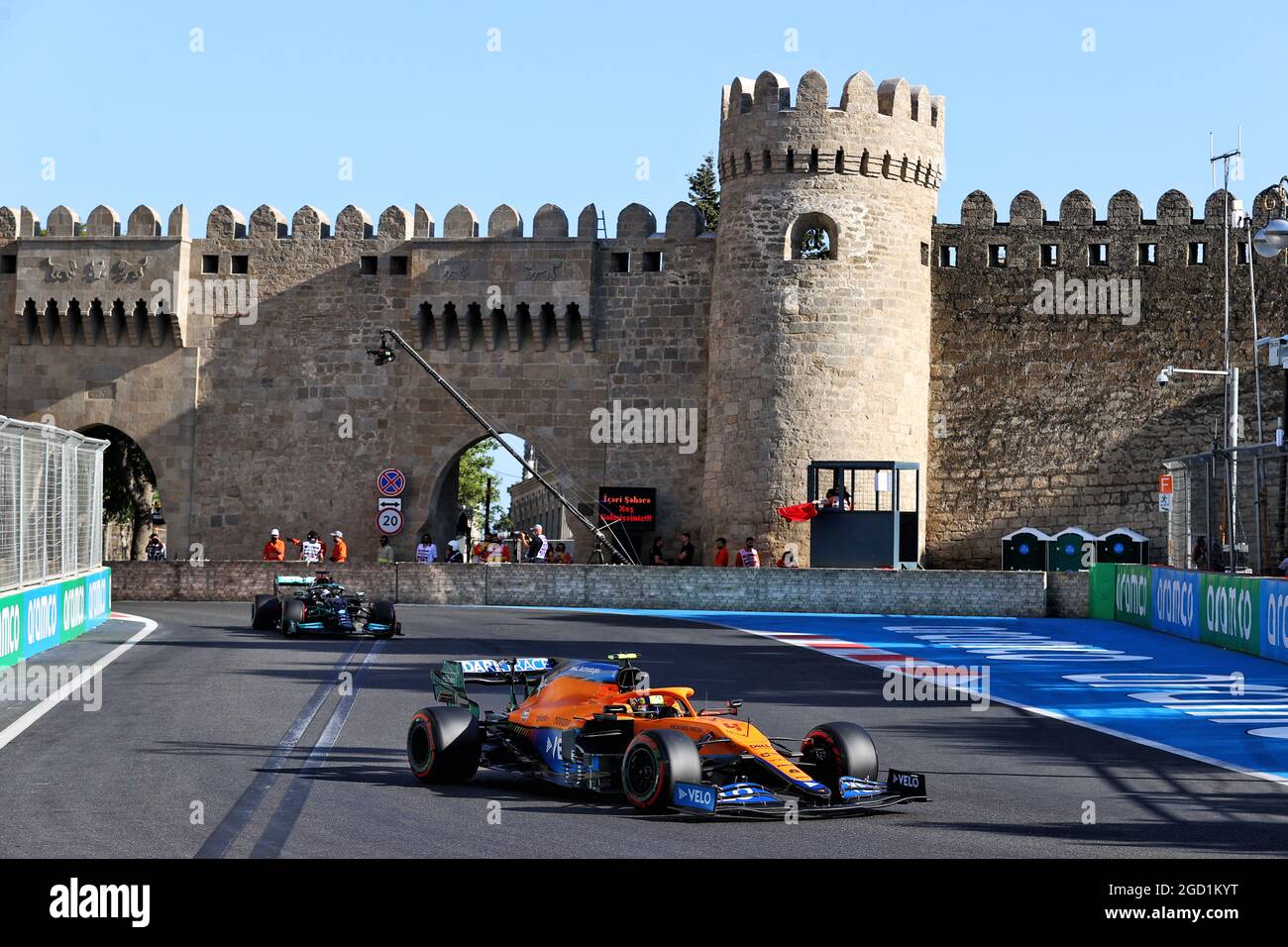 Lando Norris (GBR) McLaren MCL35M. Azerbaijan Grand Prix, Saturday 6th ...