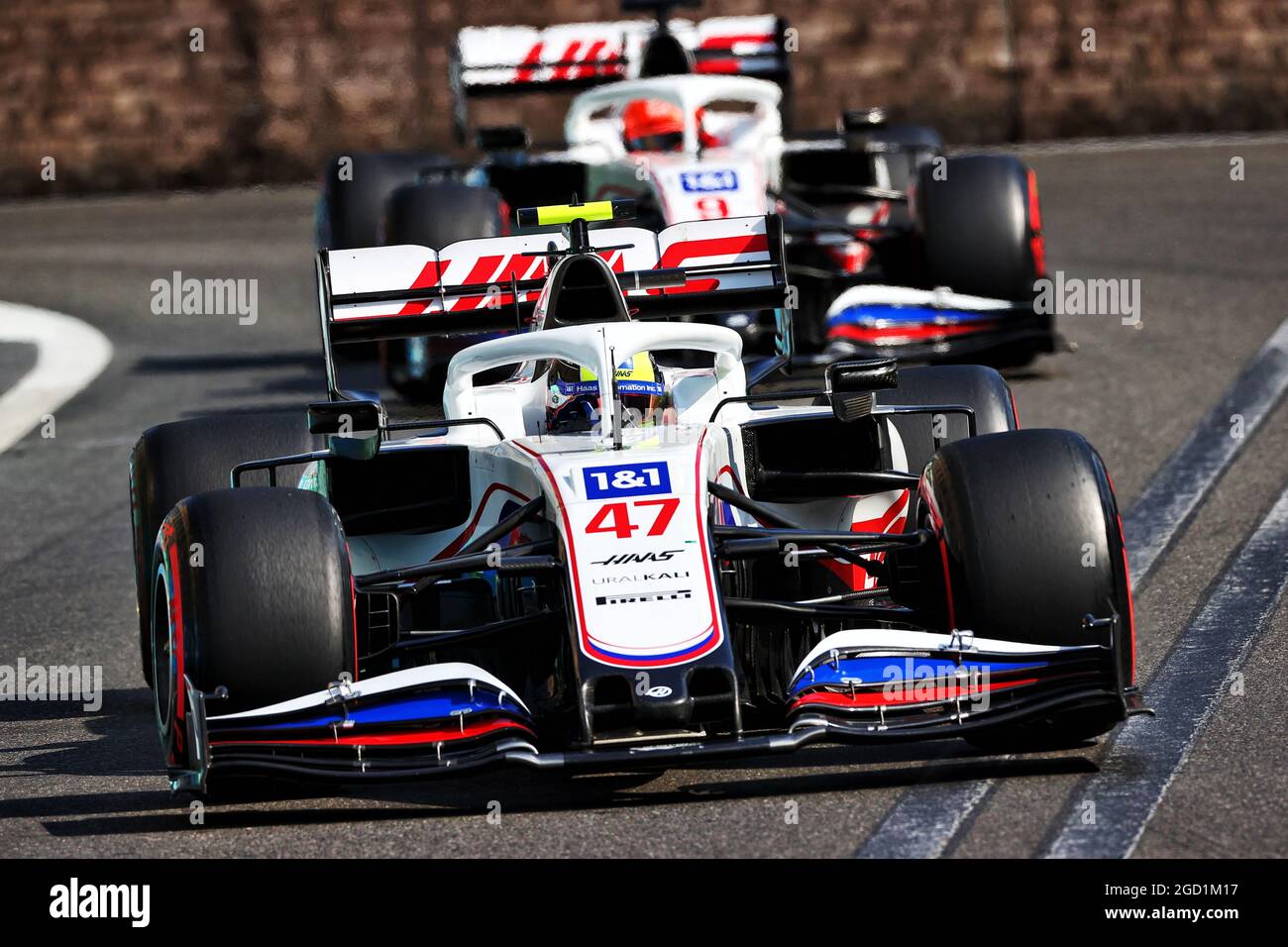 Mick Schumacher (GER) Haas VF-21. Azerbaijan Grand Prix, Sunday 6th ...