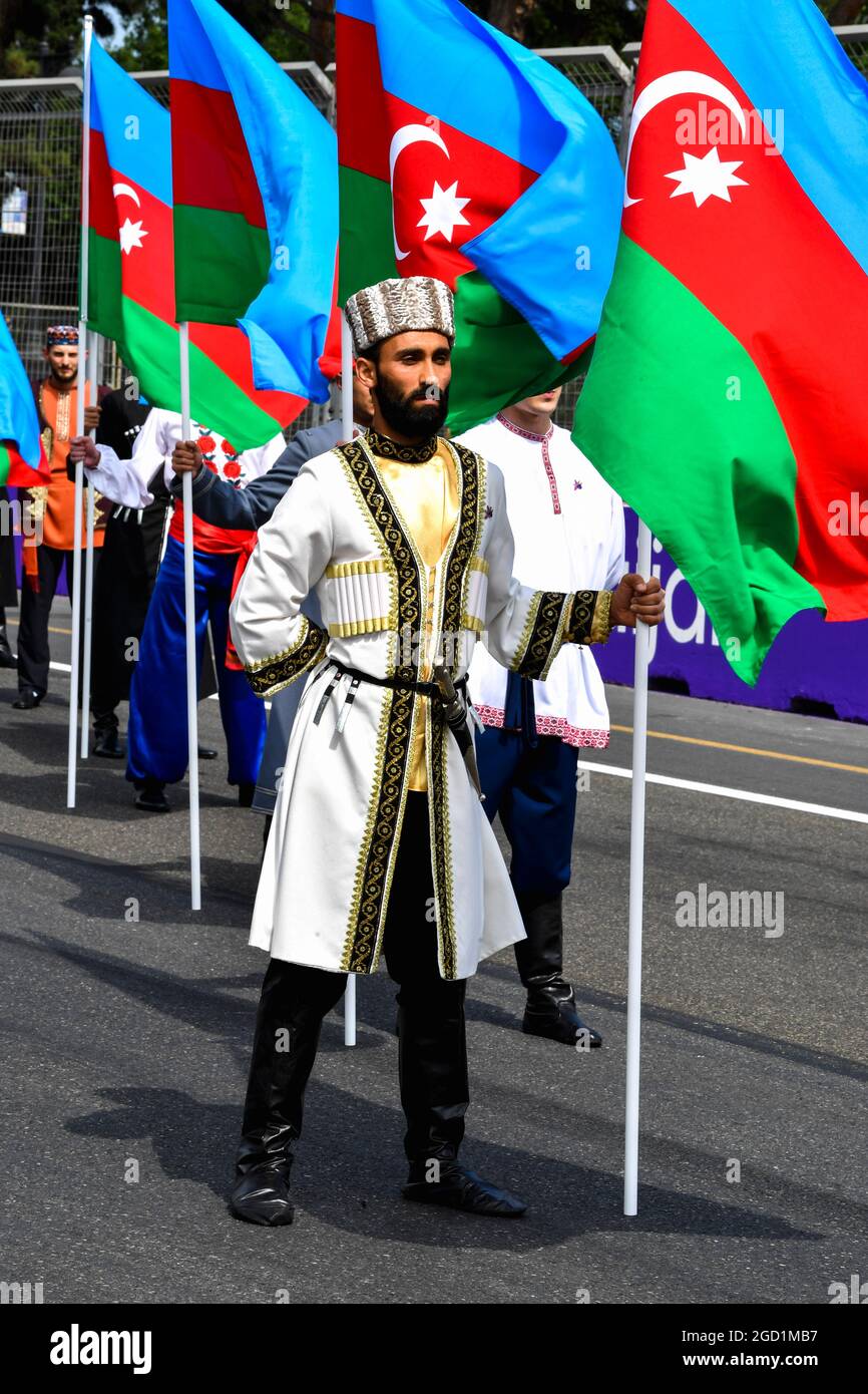 Grid atmosphere. Azerbaijan Grand Prix, Sunday 6th June 2021. Baku City ...