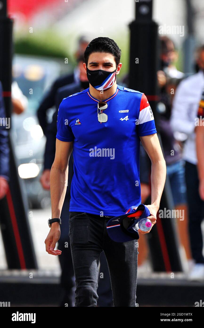 Esteban Ocon (FRA) Alpine F1 Team. French Grand Prix, Saturday 19th ...