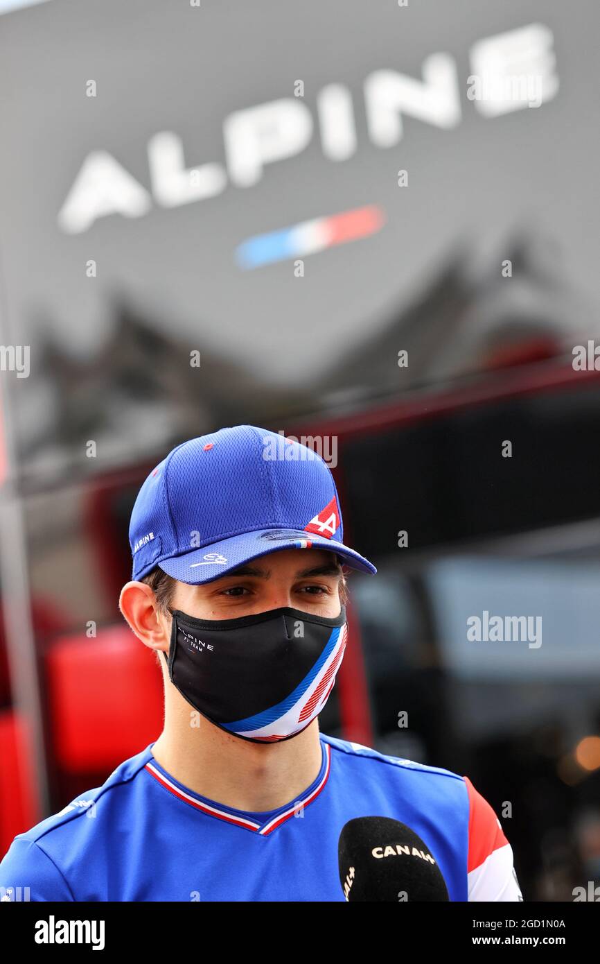 Esteban Ocon (FRA) Alpine F1 Team. French Grand Prix, Saturday 19th June 2021. Paul Ricard ...