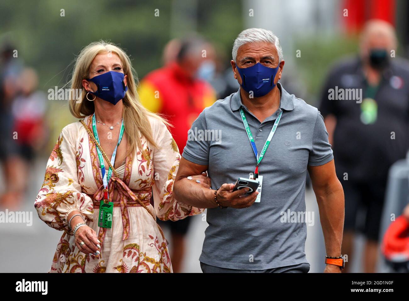 Marilena Latifi and Michael Latifi (CDN), mother and father of Nicholas ...