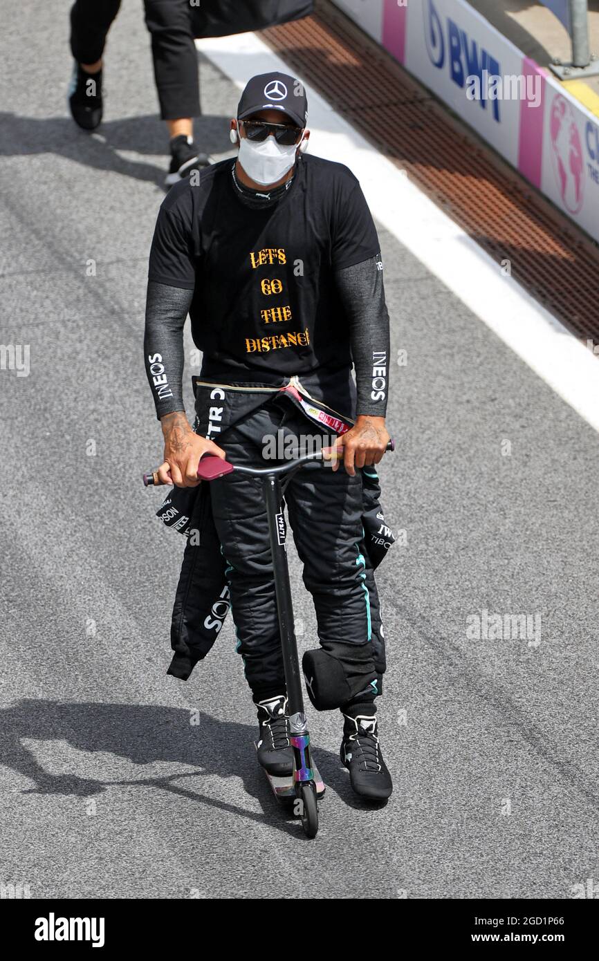 Lewis Hamilton (GBR) Mercedes AMG F1 on the grid. Steiermark Grand Prix ...