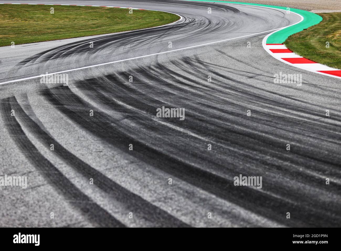 Circuit atmosphere - track detail. Austrian Grand Prix, Thursday 1st ...