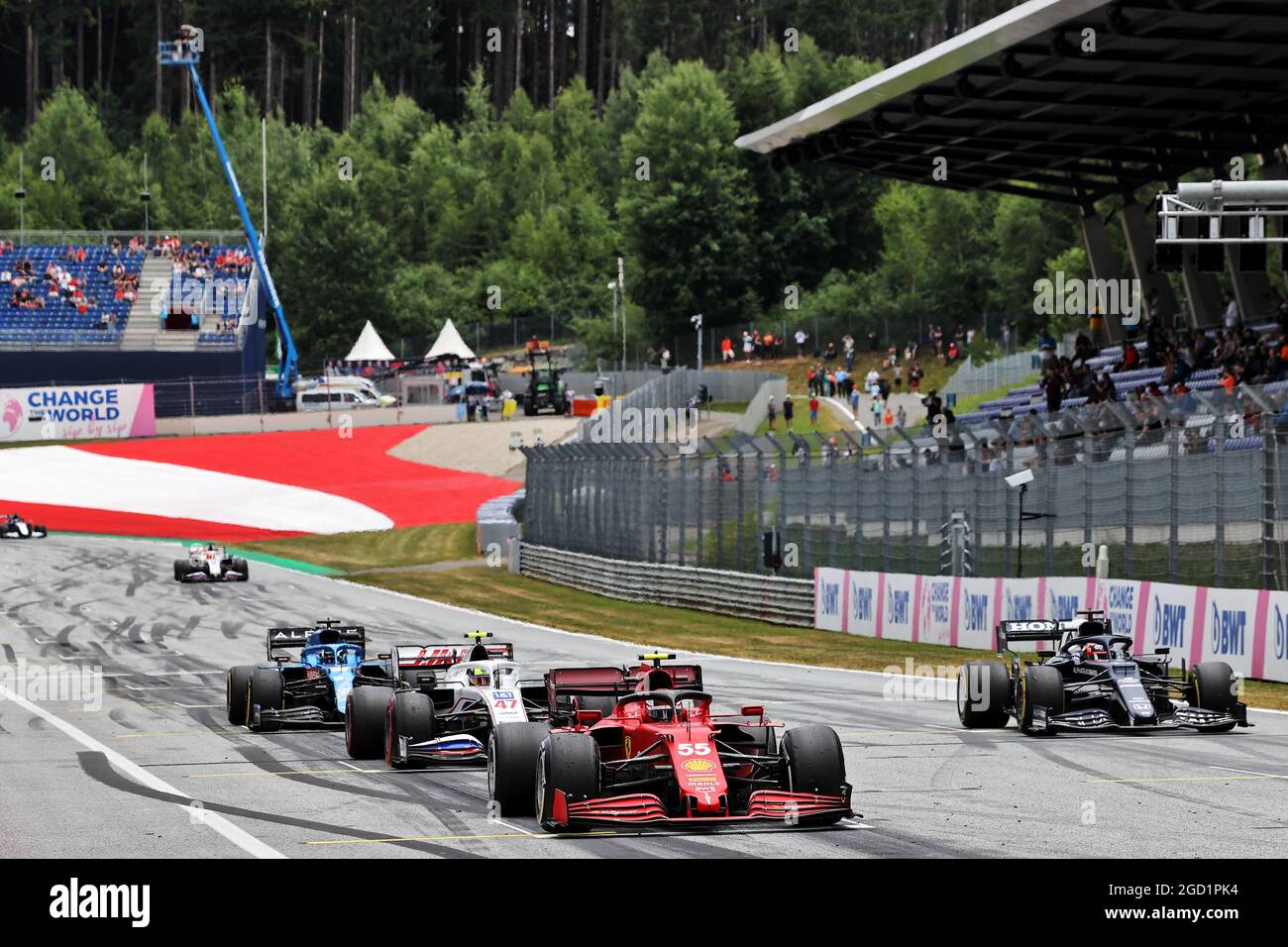 Carlos Sainz Jr (ESP) Ferrari SF-21. Austrian Grand Prix, Friday 2nd ...