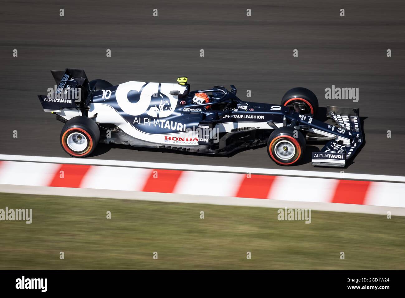 Pierre Gasly (FRA) AlphaTauri AT02. Hungarian Grand Prix, Saturday 31st ...