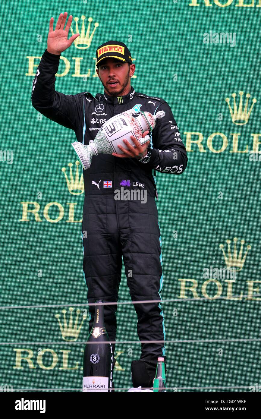 Lewis hamilton podium 2021 hi-res stock photography and images - Alamy