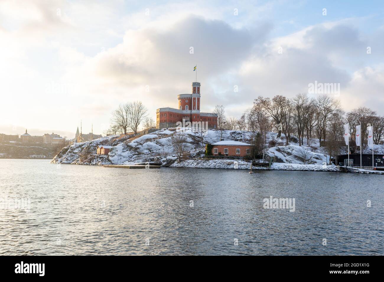 Beautiful historical Kastellet citadel on the islet Kastellholmen in ...