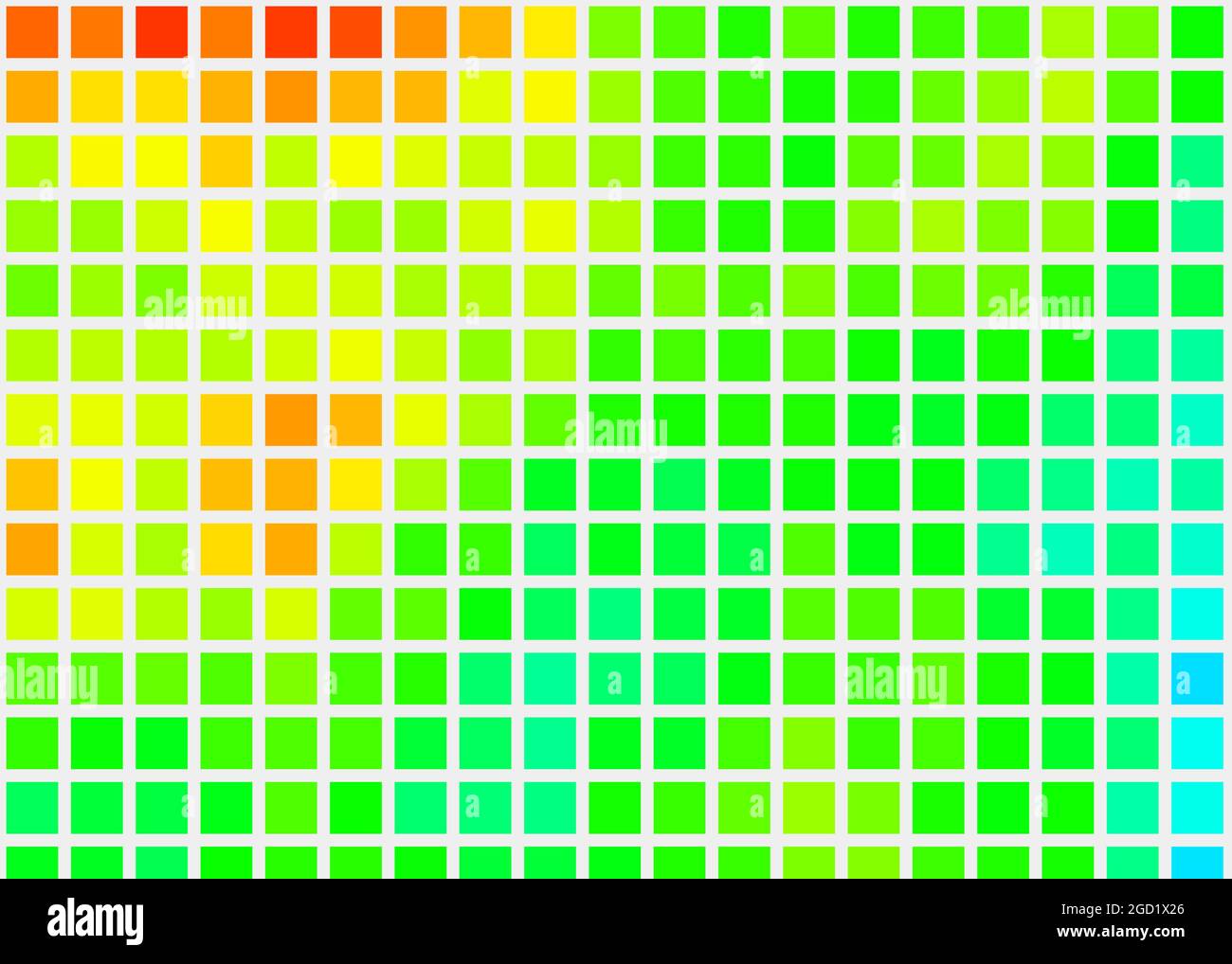 Abstract Geometrical color pixel generative art illustration Stock ...
