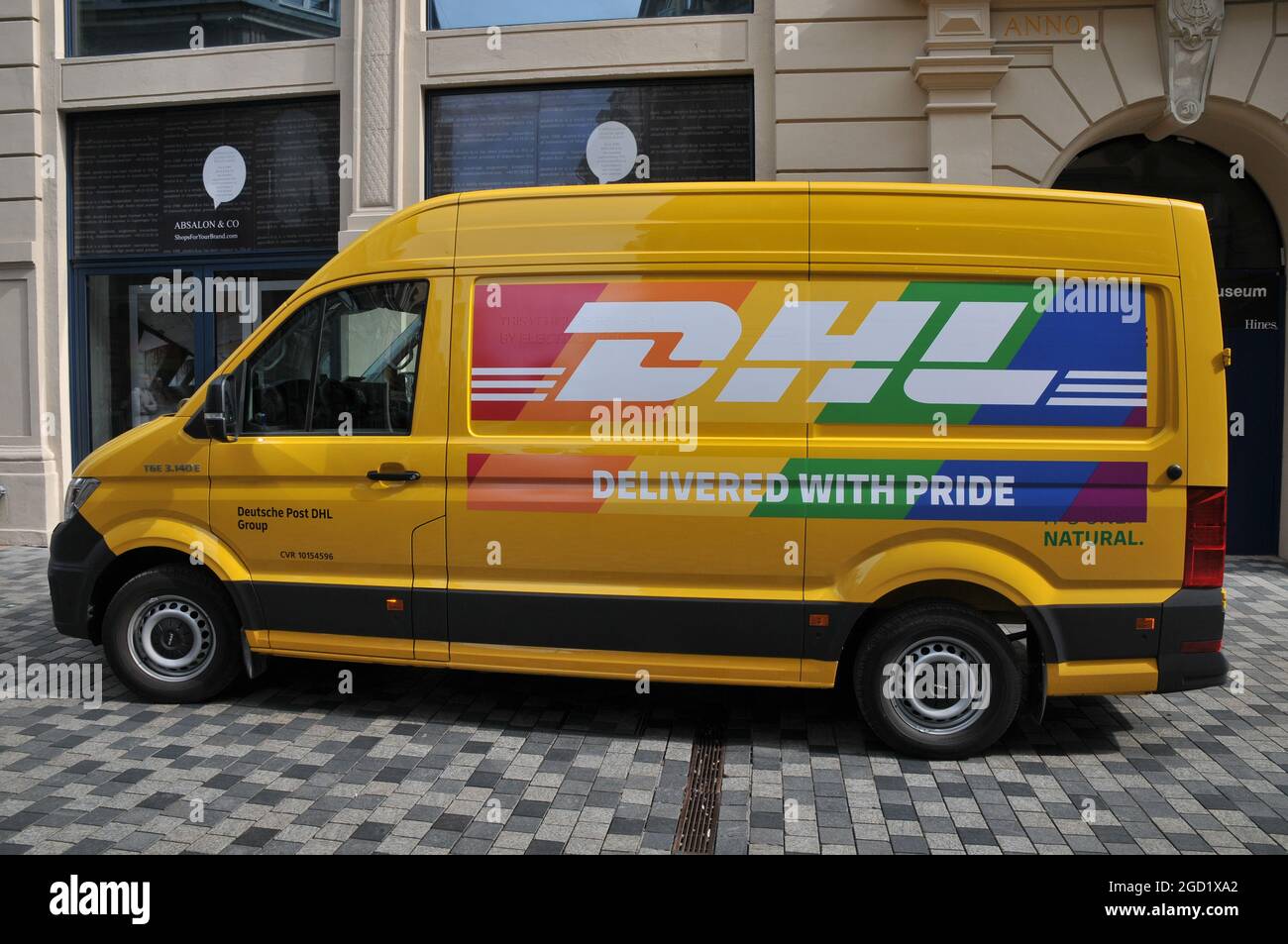 Dhl deliver with pride hi-res stock photography and images - Alamy