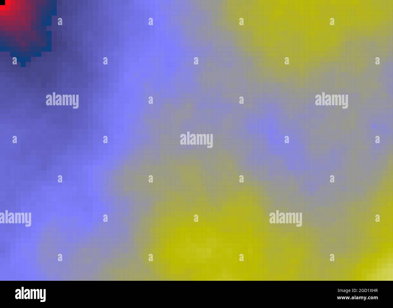 Abstract Geometrical color pixel generative art illustration Stock ...