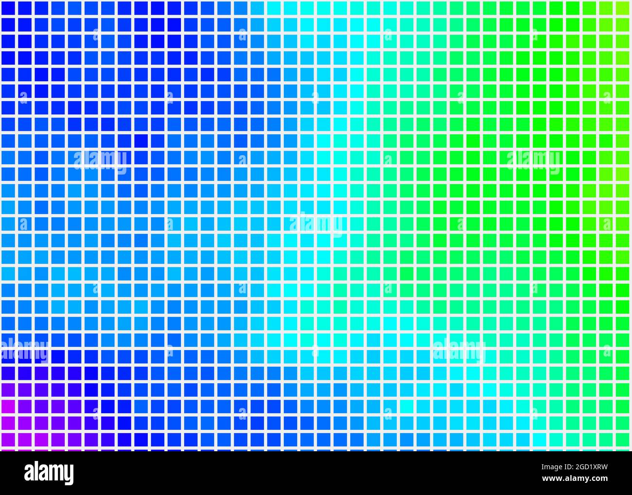 Abstract Geometrical color pixel generative art illustration Stock ...