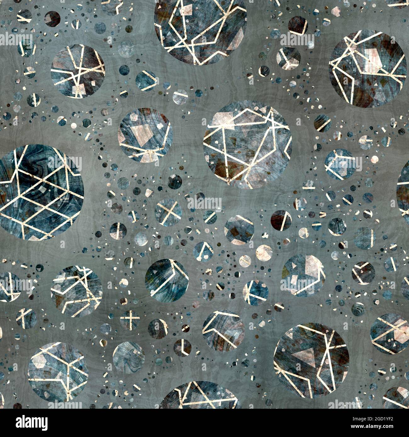 Seamless abstract textured circle pattern for surface print Stock Photo ...