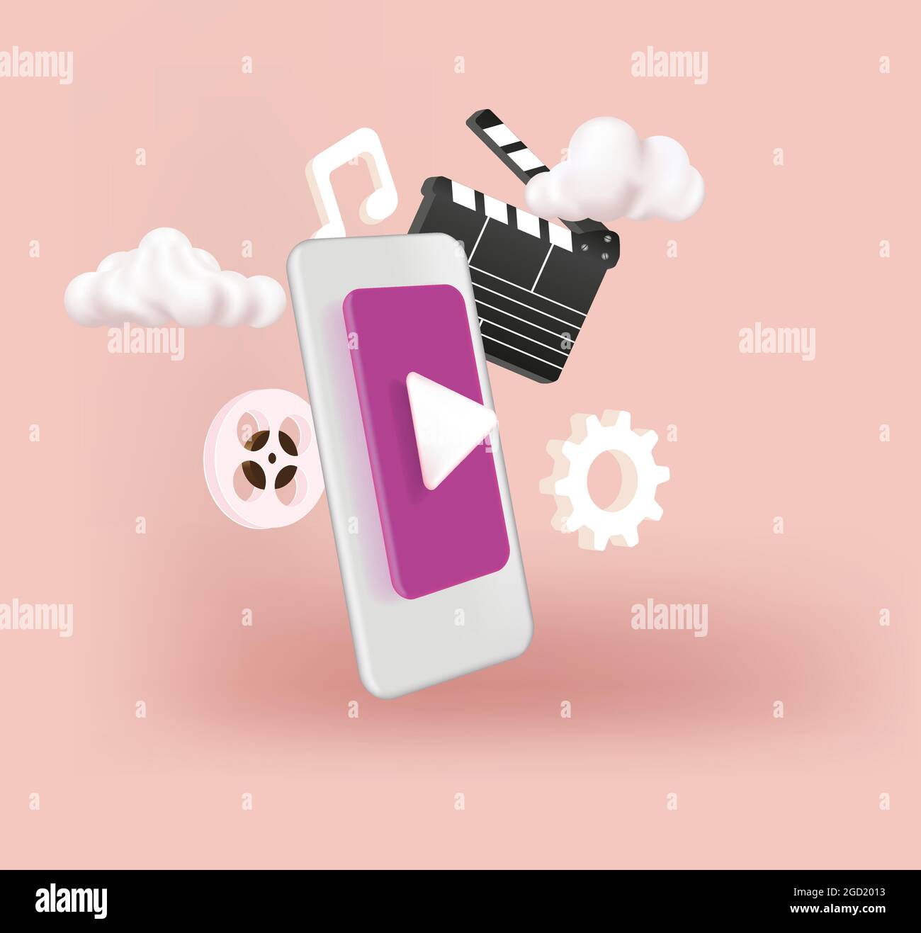 Student film editor Stock Vector Images - Alamy