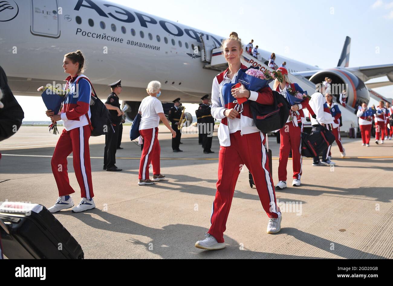 Meeting members of the Russian Olympic Committee (ROC) national team ...