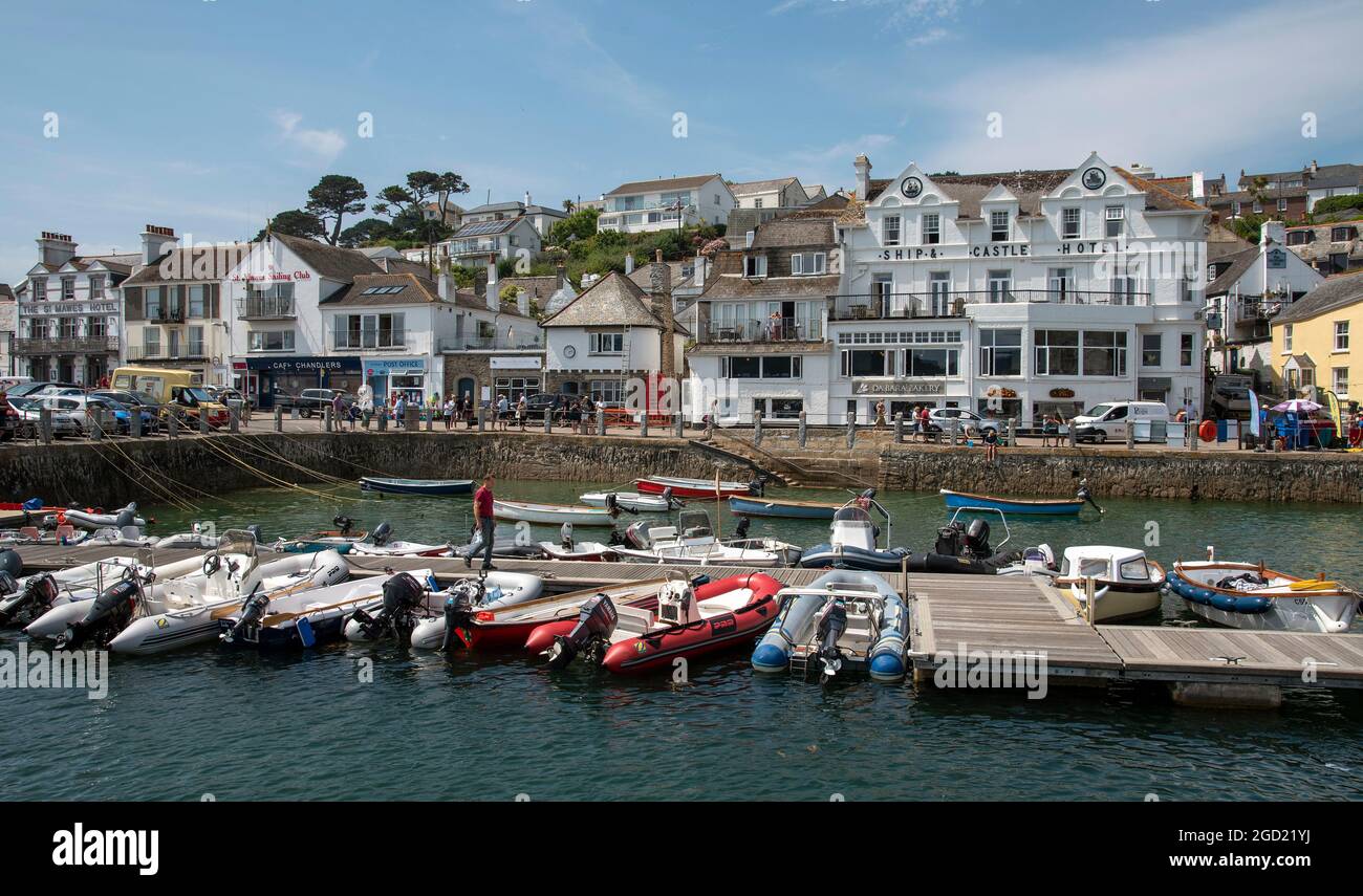 St Mawes, Cornwall, England, UK. 2021. St Mawes southern Cornwall a ...