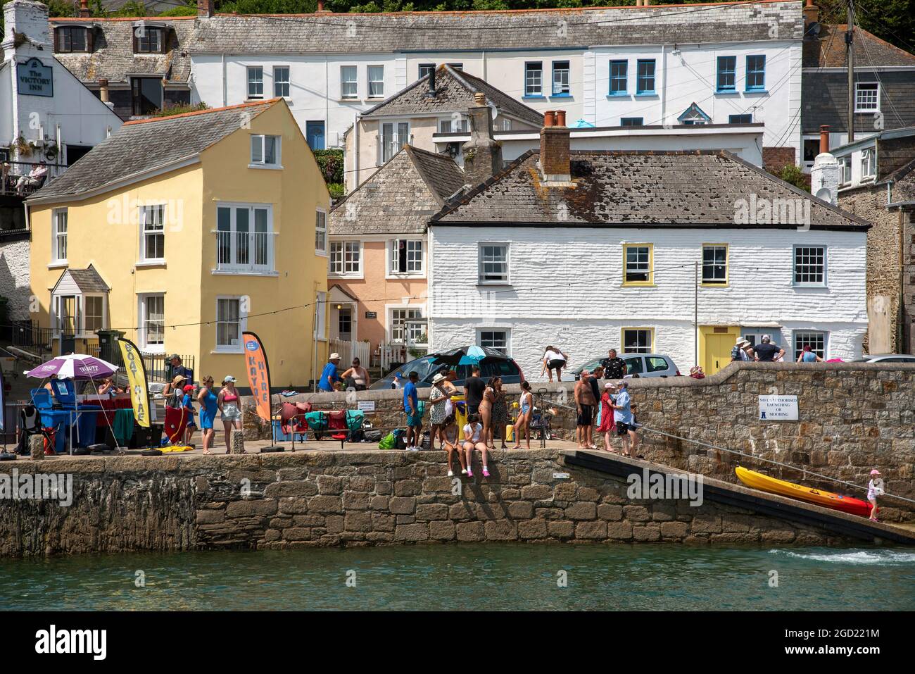 St Mawes, Cornwall, England, UK. 2021. St Mawes southern Cornwall a ...
