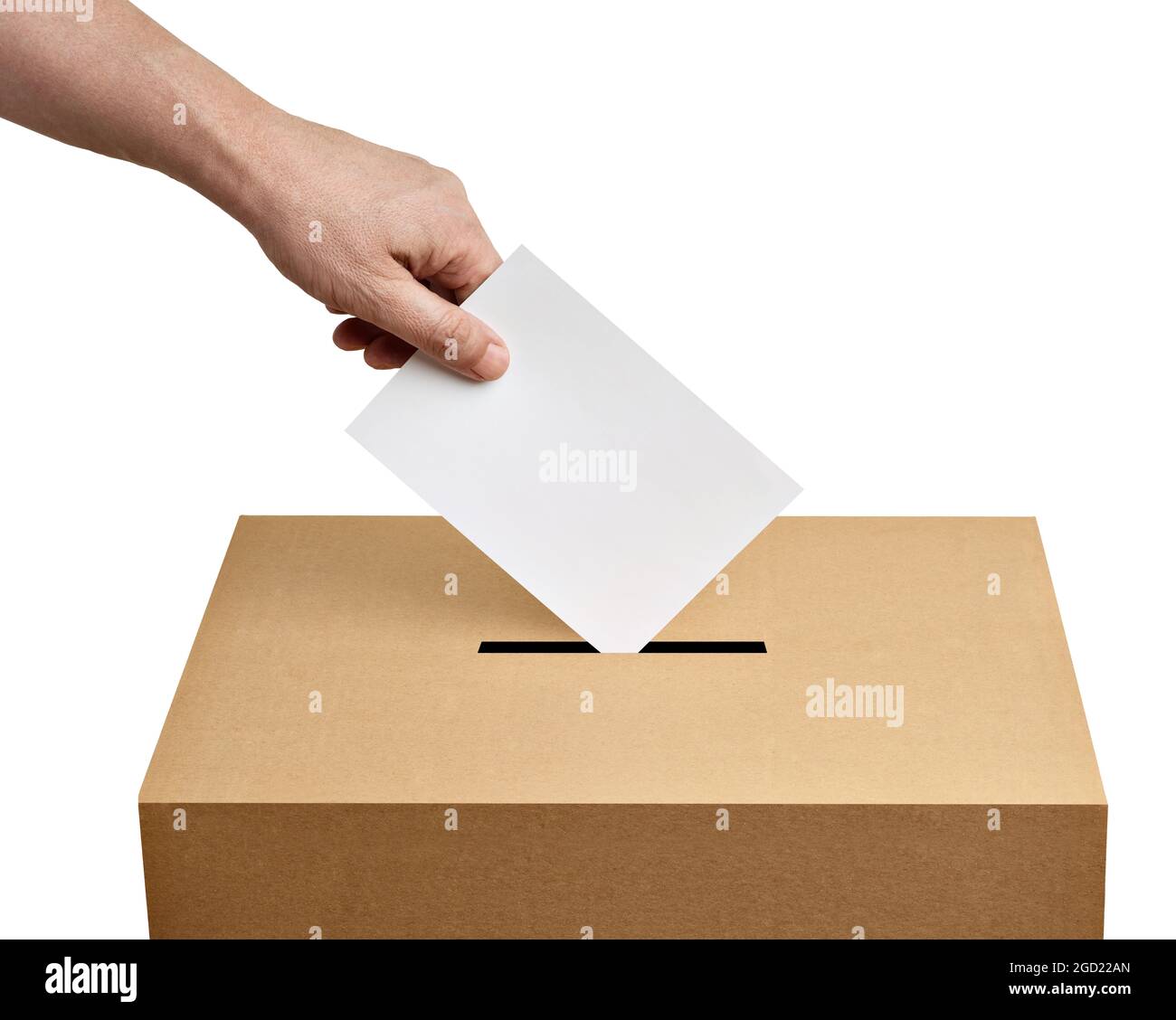 Ballot box hand hi-res stock photography and images - Alamy