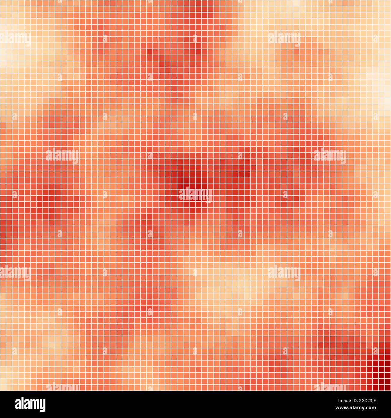 Abstract Geometrical color pixel generative art illustration Stock ...