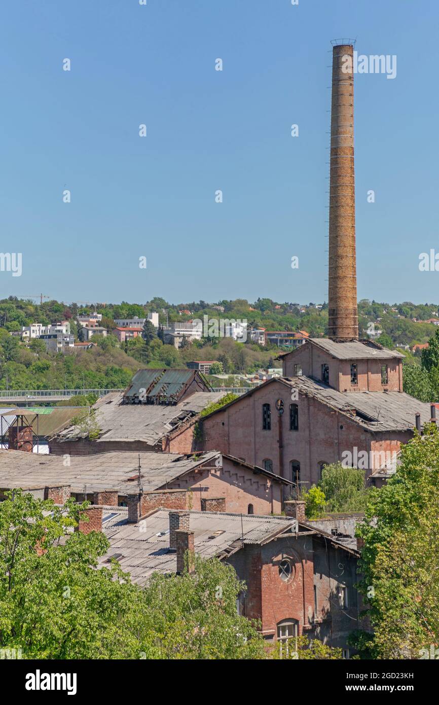 Large industrial complex tall chimney hi-res stock photography and ...