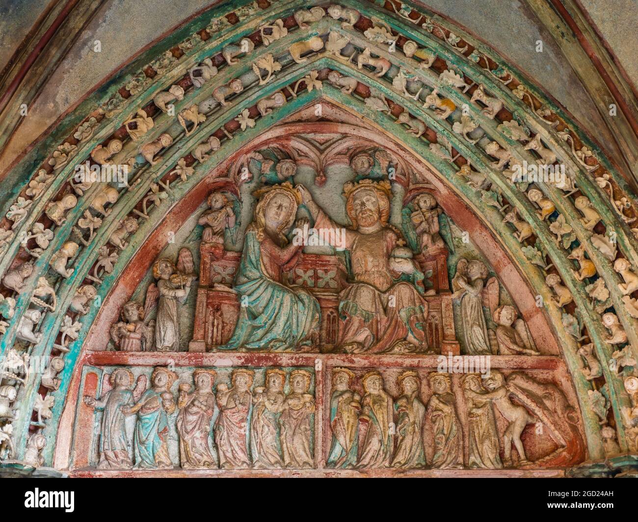 Architectural Fragments of Roman Catholic Church in Medieval Gothic ...